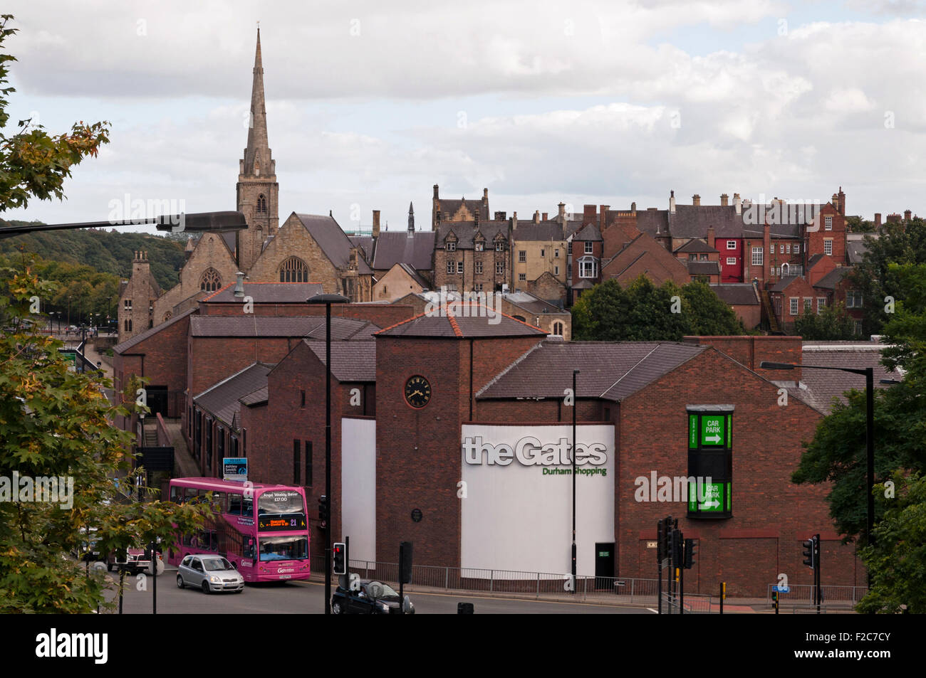 the Gates Shopping Center Durham city England Stock Photo - Alamy