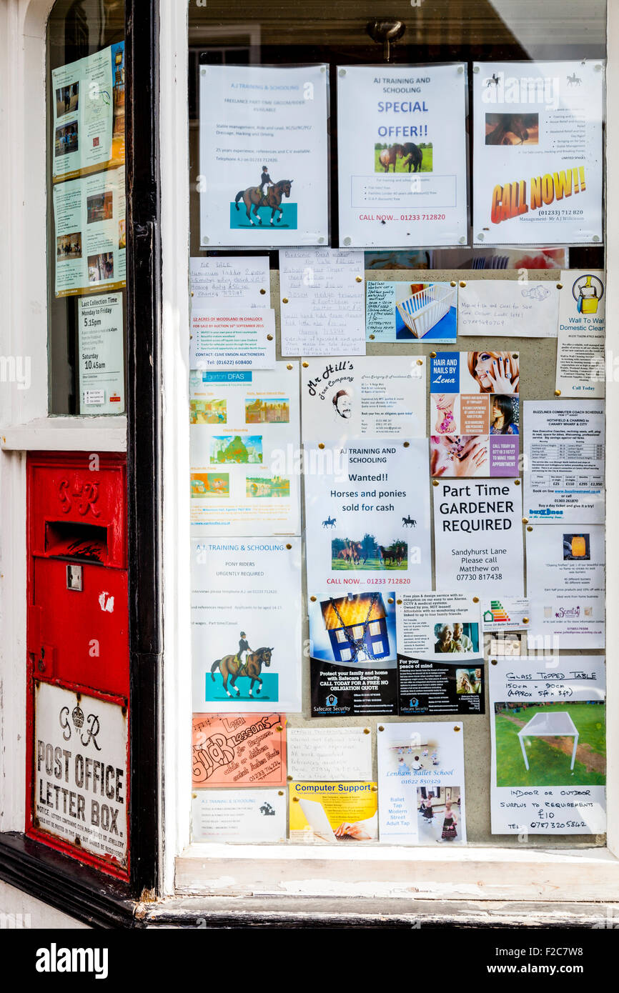 Village Notice Board Post Box Stock Photos & Village Notice Board Post ...