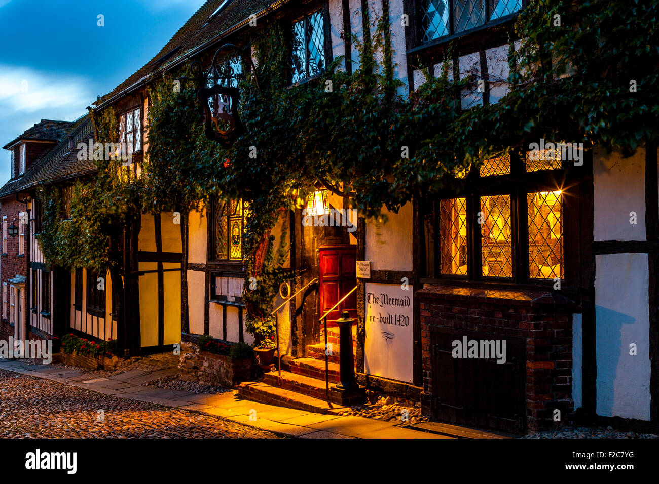 The Mermaid Inn, Mermaid Street, Rye, Sussex, UK Stock Photo - Alamy