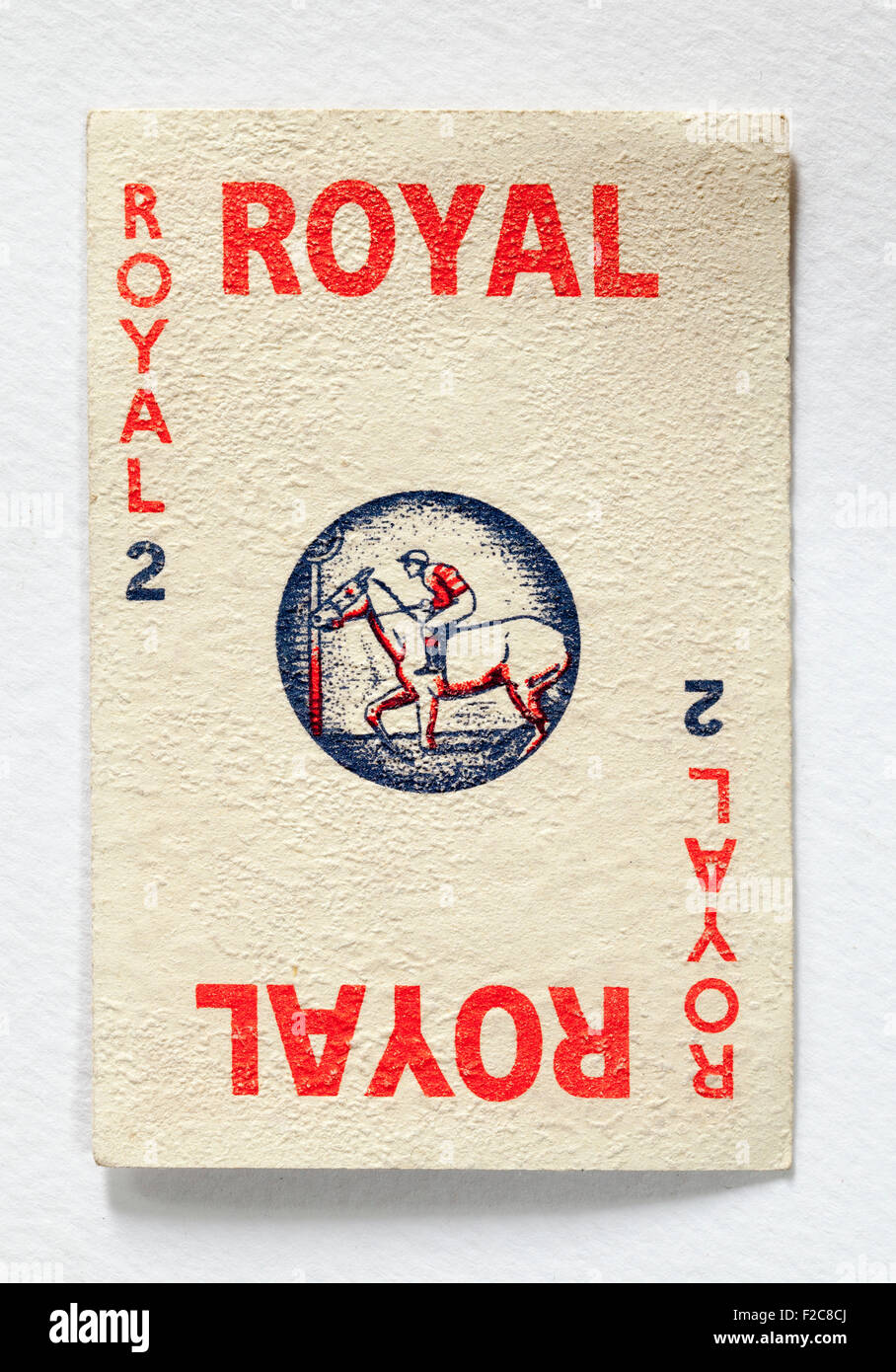 Royal Playing Card from Vintage Baccardo Game Stock Photo - Alamy