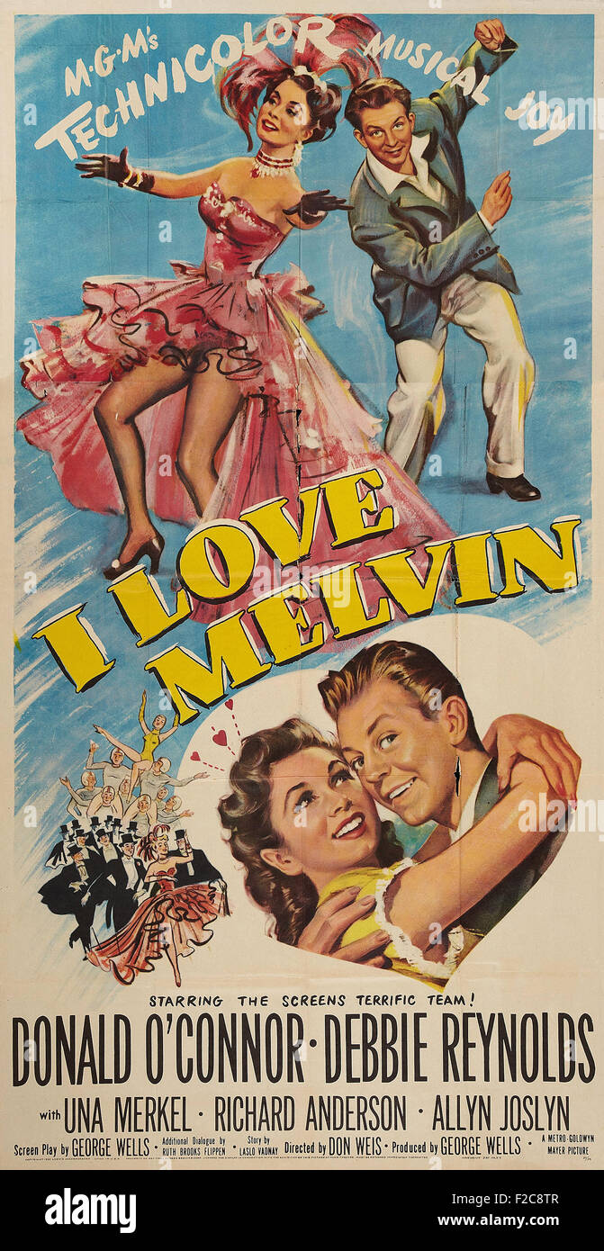 I Love Melvin 04 - Movie Poster Stock Photo - Alamy