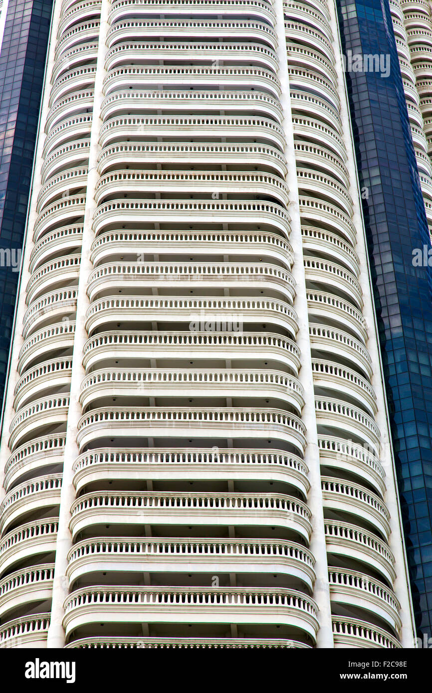 thailand bangkok office district palaces abstract modern building line ...