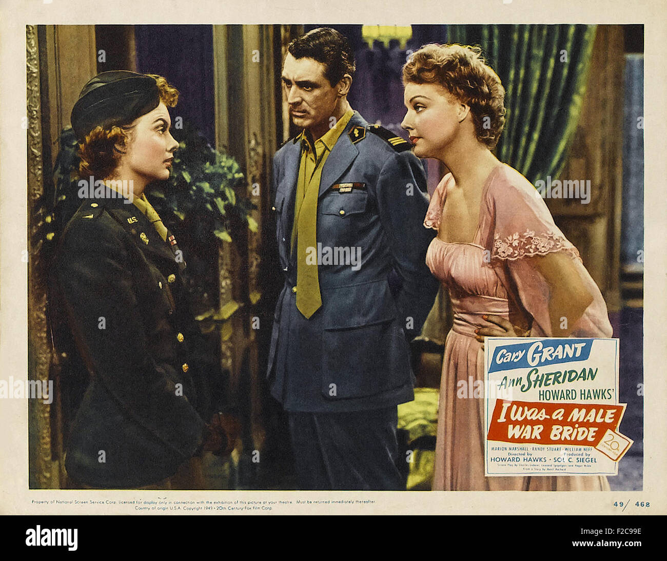 I Was a Male War Bride 03 - Movie Poster Stock Photo - Alamy