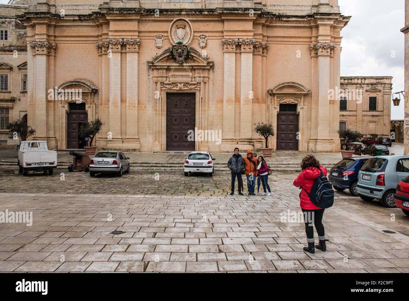 Malta, 1 January 2015 In the renovated streets of Birgu, part of the ...