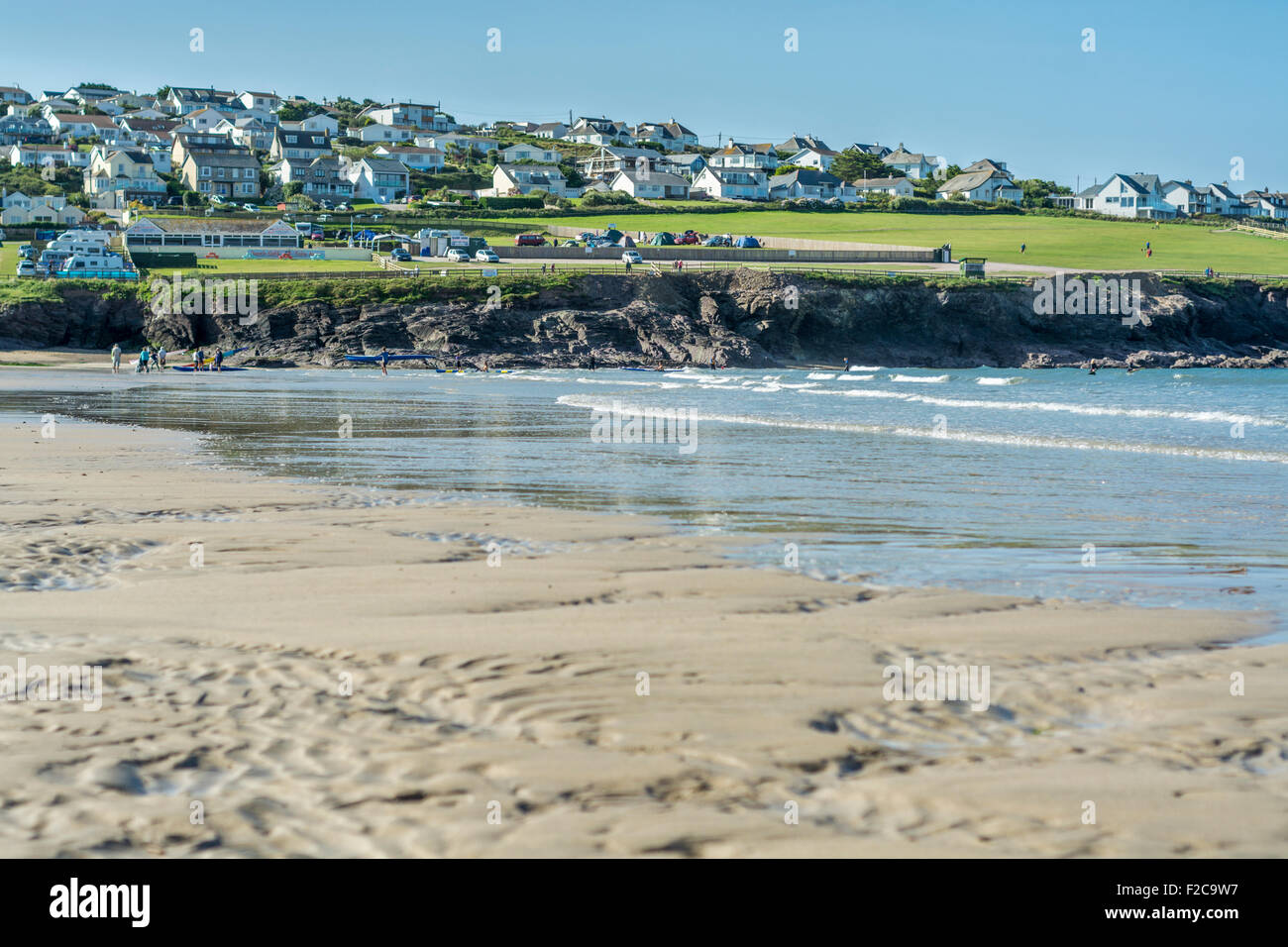 Polzeath cornwall hi-res stock photography and images - Alamy