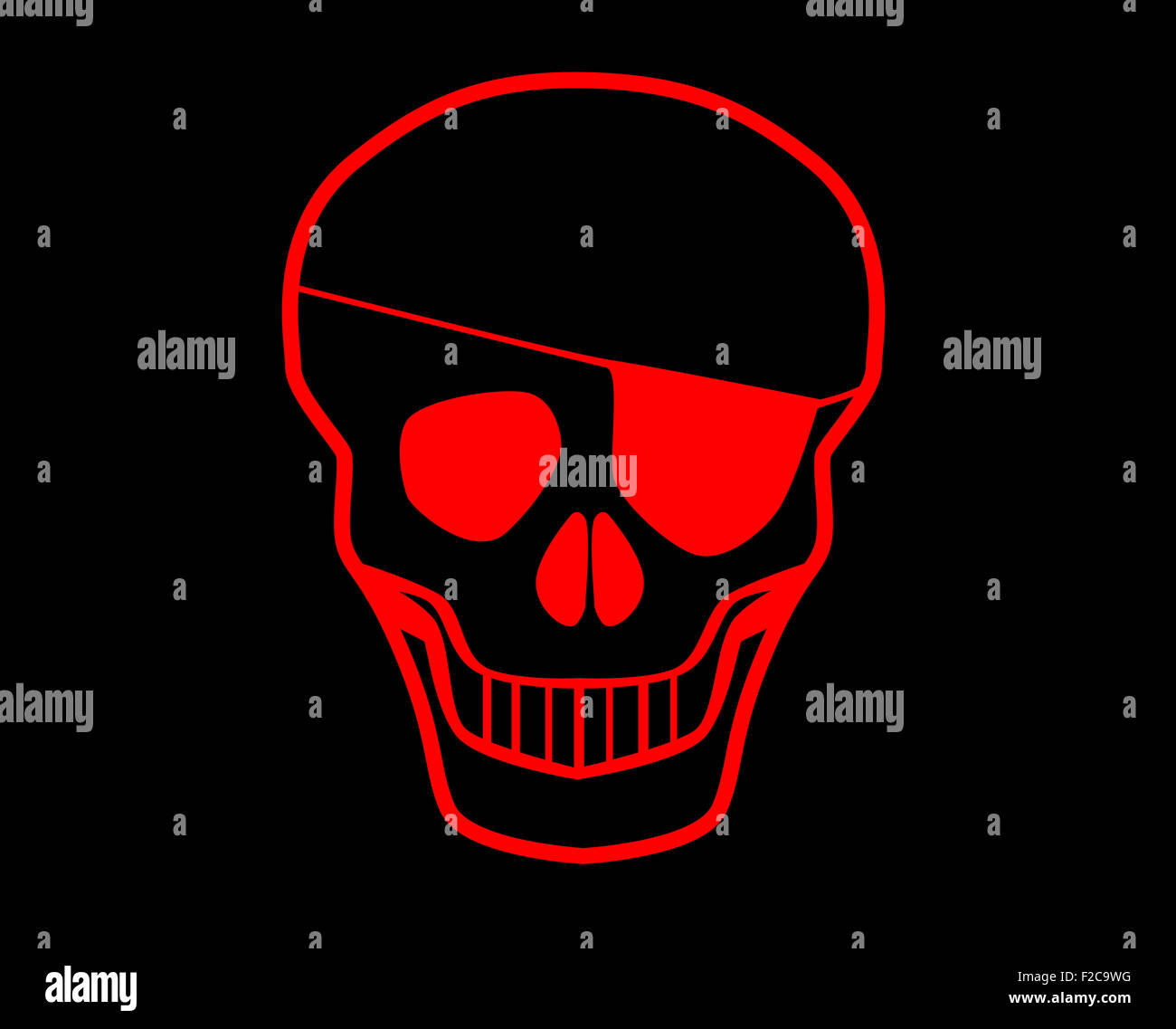 Red skull hi-res stock photography and images - Alamy