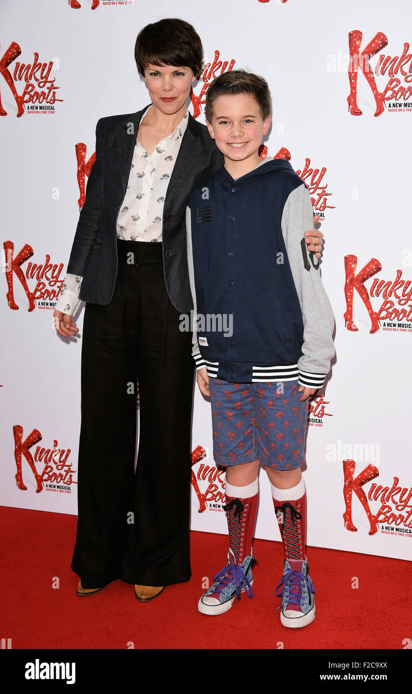 London, UK. 15th September, 2015. Sarah-Jane Potts and Buster Potts ...