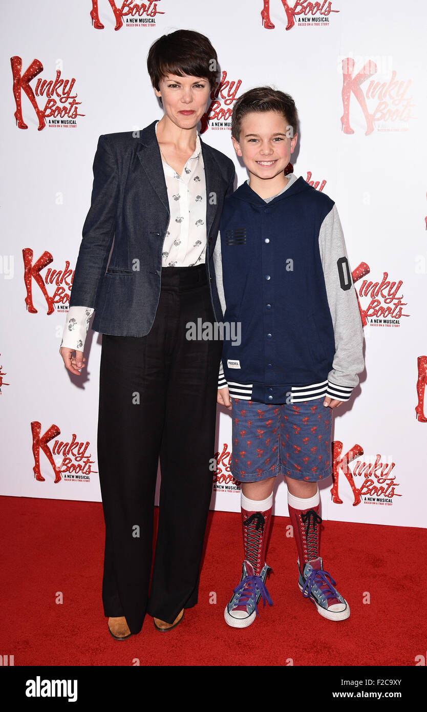 London, UK. 15th September, 2015. Sarah-Jane Potts and Buster Potts ...