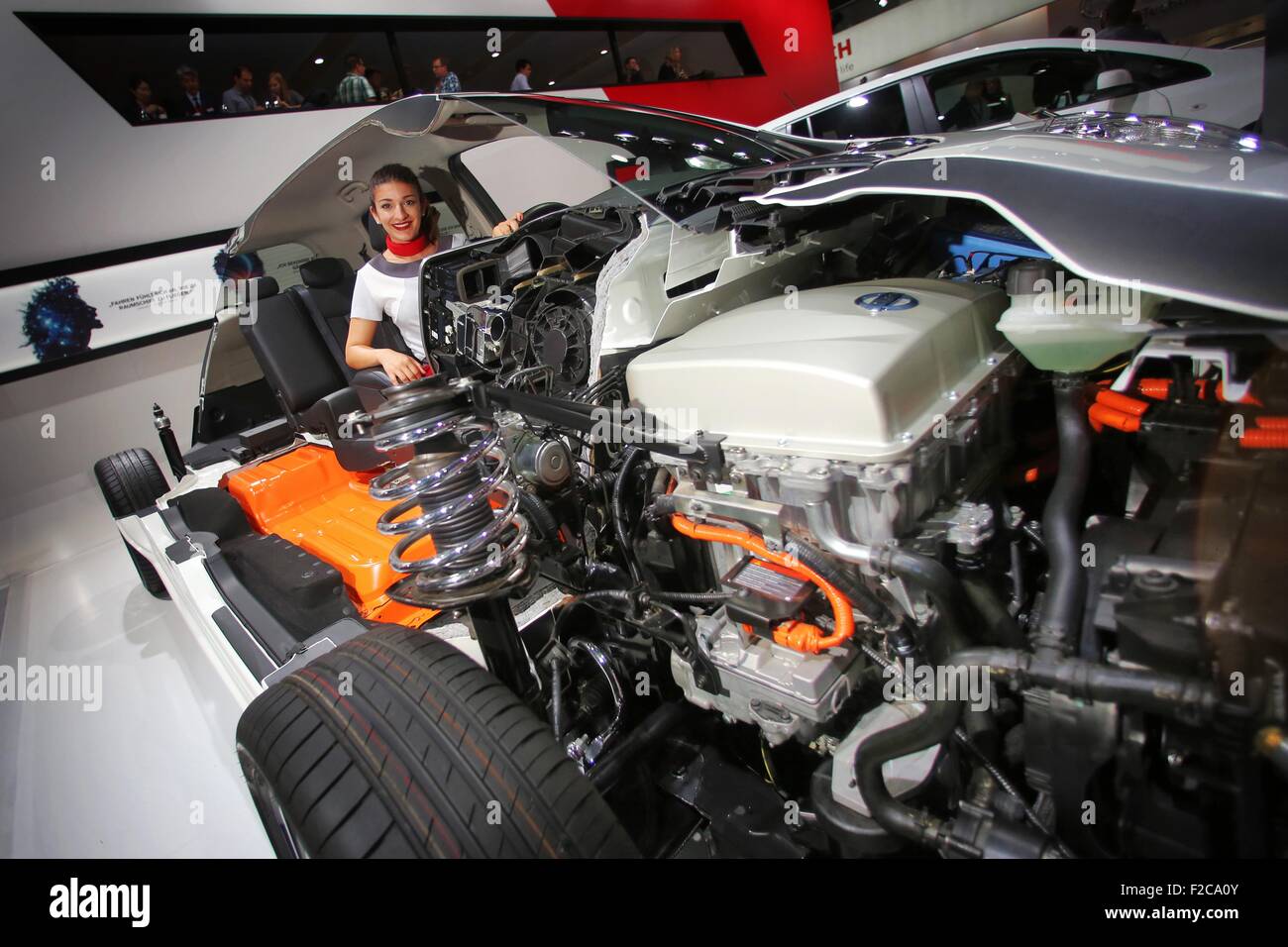 Car show hostess hi-res stock photography and images - Alamy