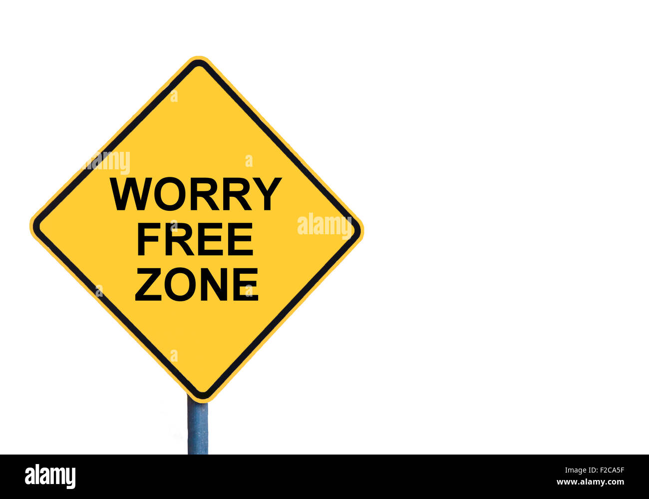 Worry free zone Cut Out Stock Images & Pictures - Alamy