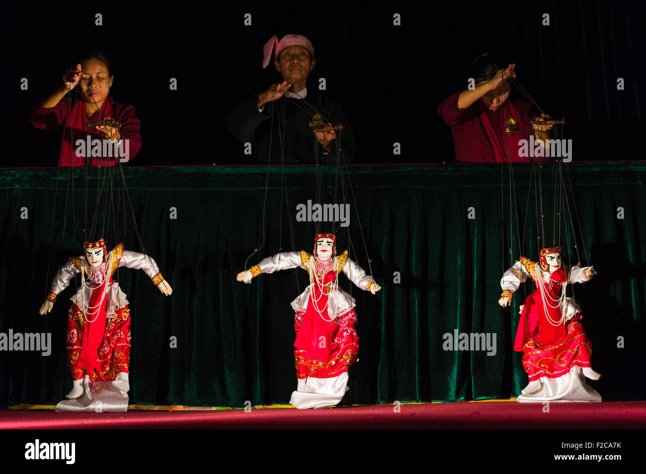 Traditional Dance Performance Burmese Dancing High Resolution Stock ...