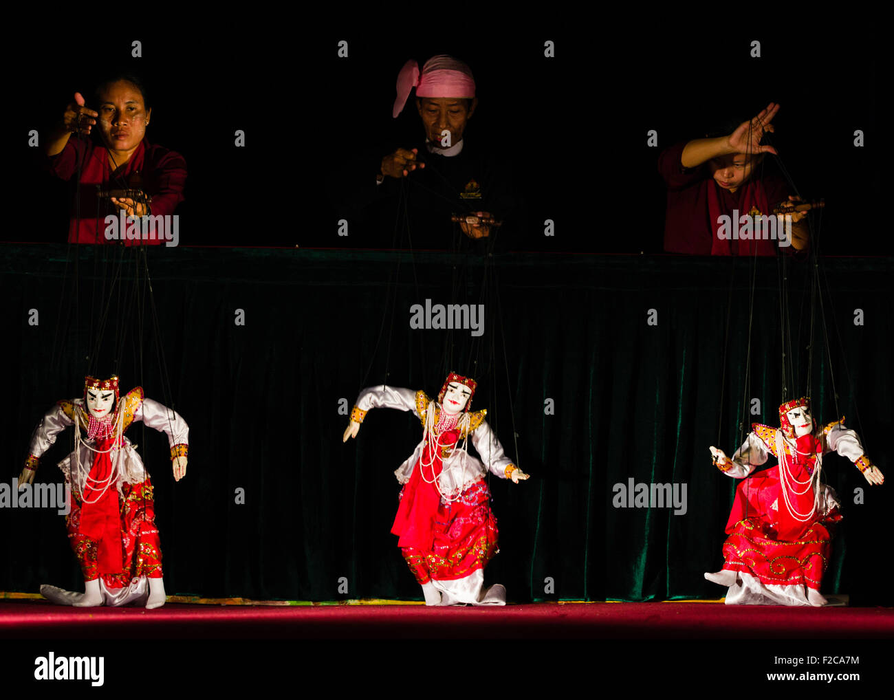 Burmese Traditional Puppet Show - Yangon, Myanmar Stock Photo - Alamy