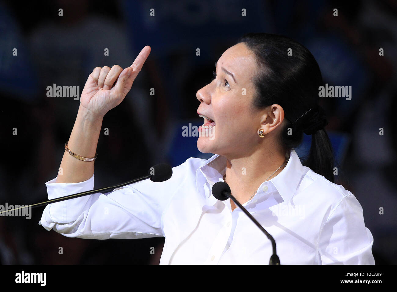 Quezon City, Philippines. 16th Sep, 2015. Philippine Senator Grace Poe ...