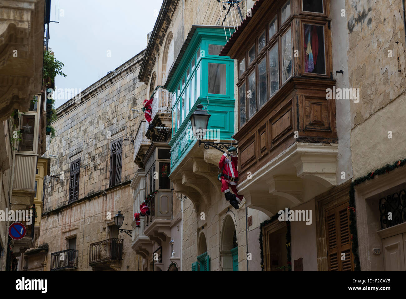 Malta, 1 January 2015 In the renovated streets of Birgu, part of the ...