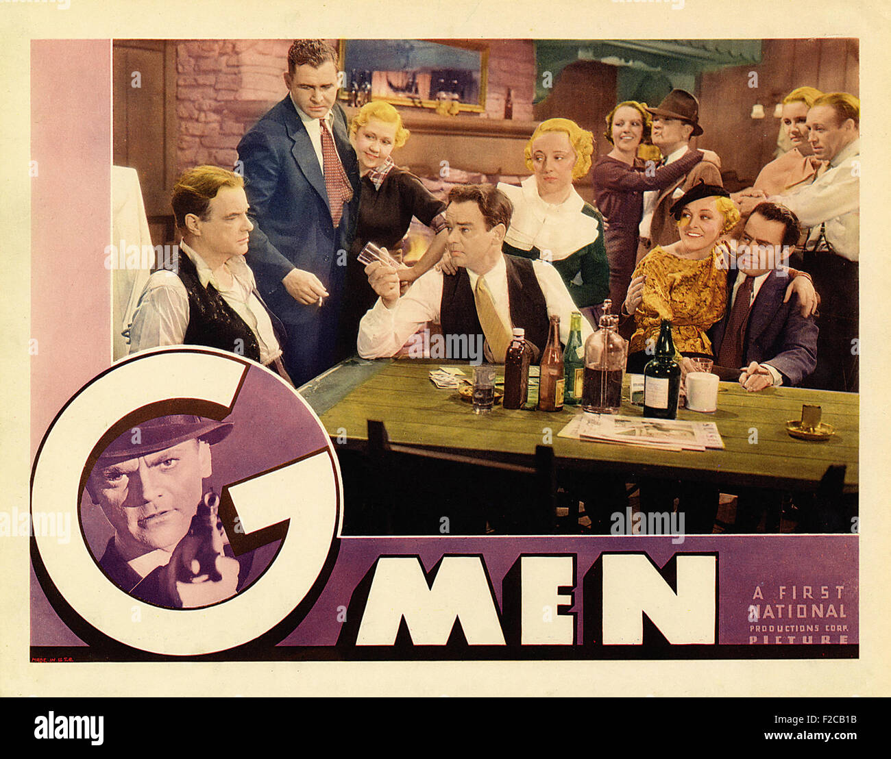 G Men - Movie Poster Stock Photo - Alamy