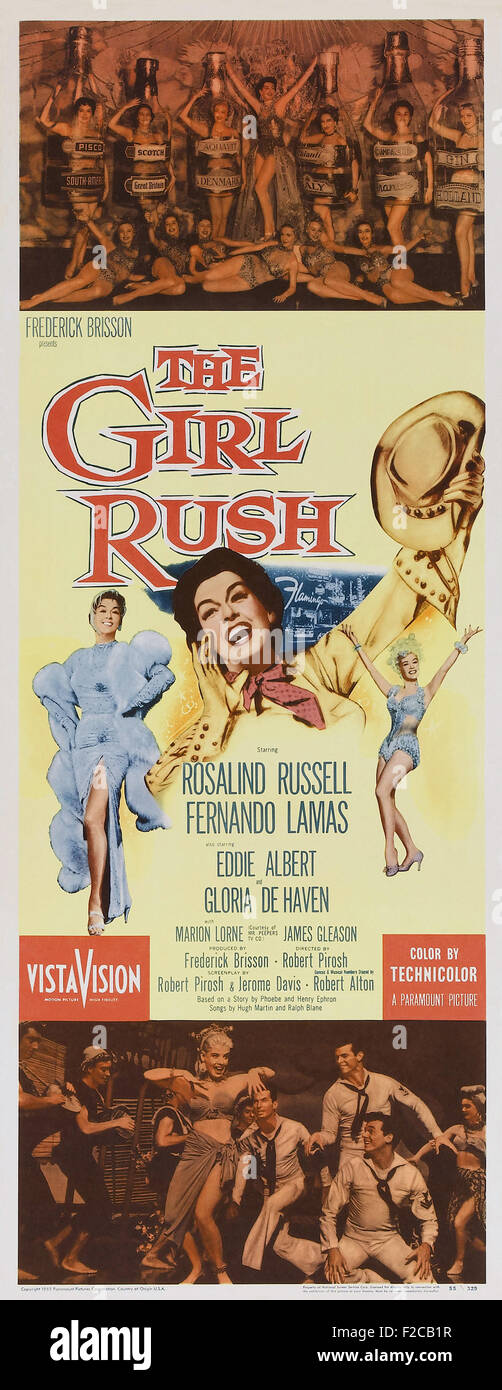 Girl Rush, The 02 - Movie Poster Stock Photo - Alamy