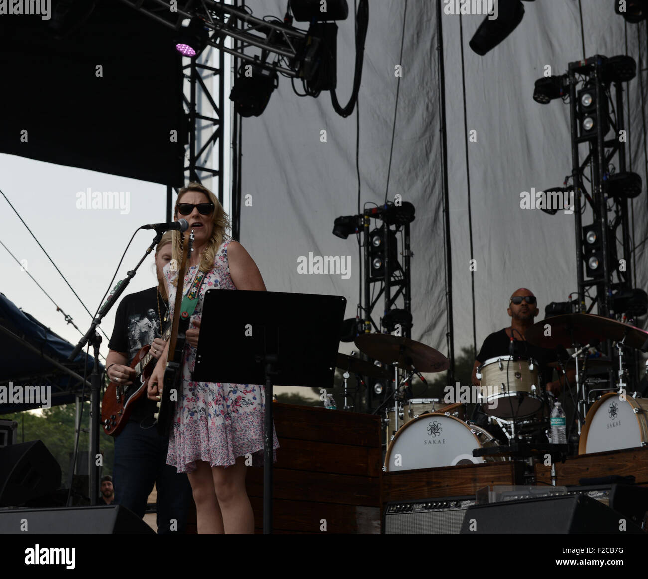 Arrington, VIRGINIA, USA. 12th Sep, 2015. DEREK TRUCKS and SUSAN ...