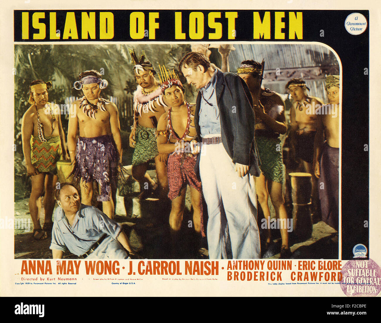 Island of Lost Men 06 - Movie Poster Stock Photo - Alamy