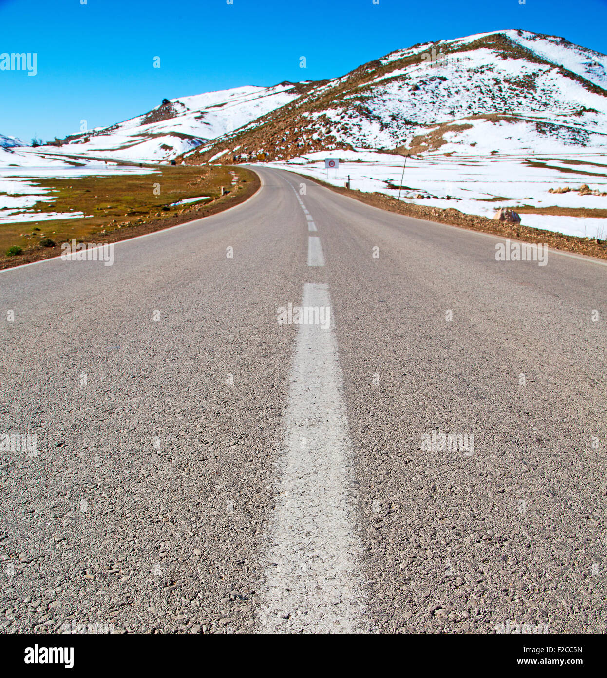 in africa morocco the atlas dry mountain ground isolated hill valley ...