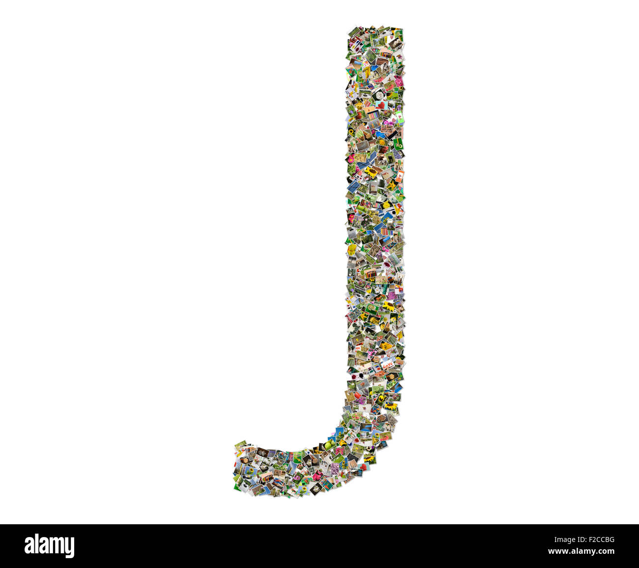 Letter j, photos collage isolated on a white background Stock Photo - Alamy