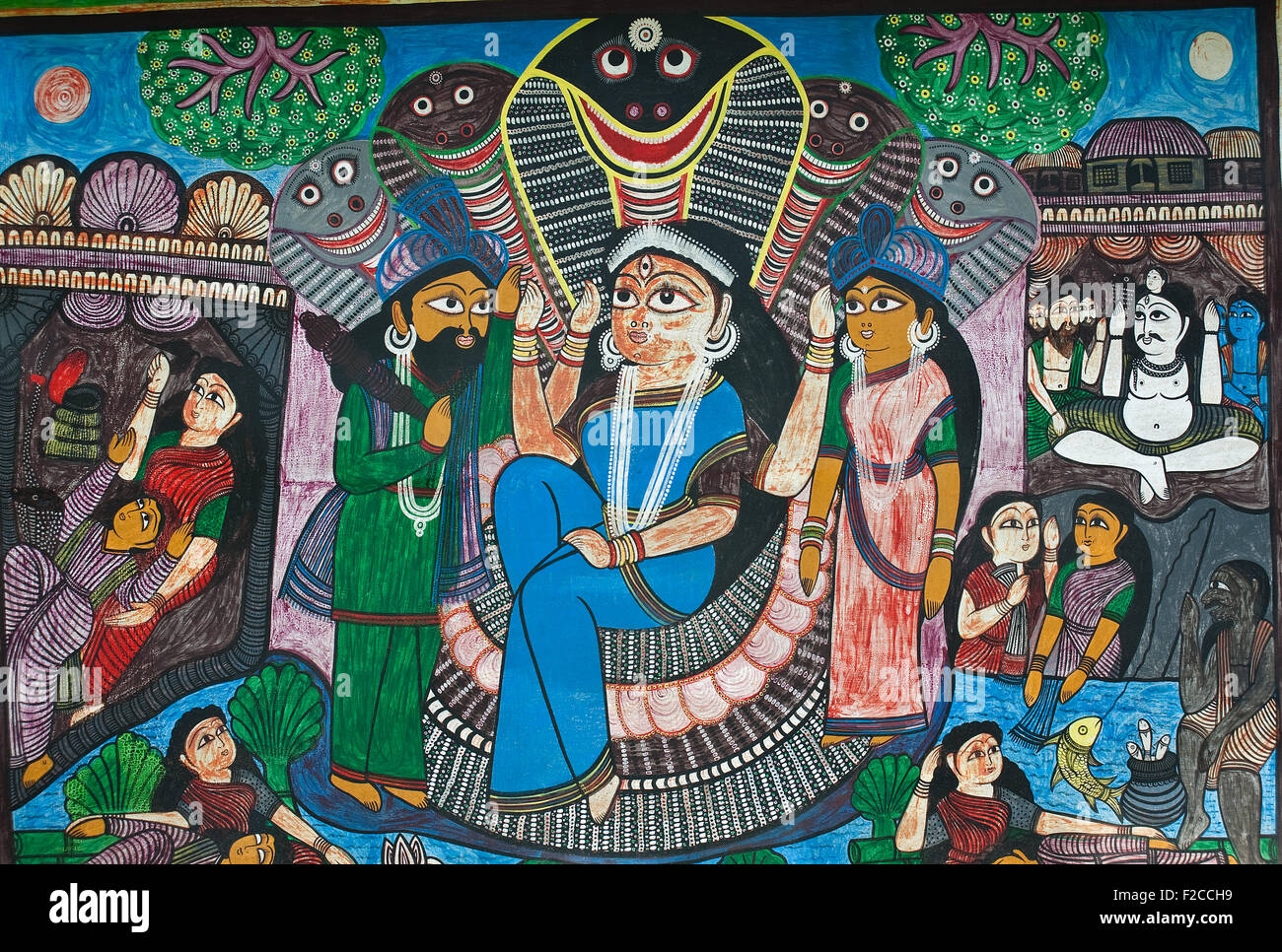 Patua painting ( India Stock Photo - Alamy