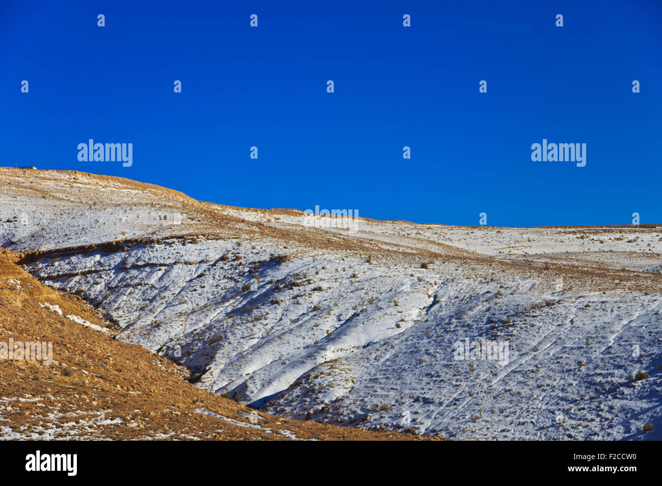 Jordan in snow Stock Photo - Alamy