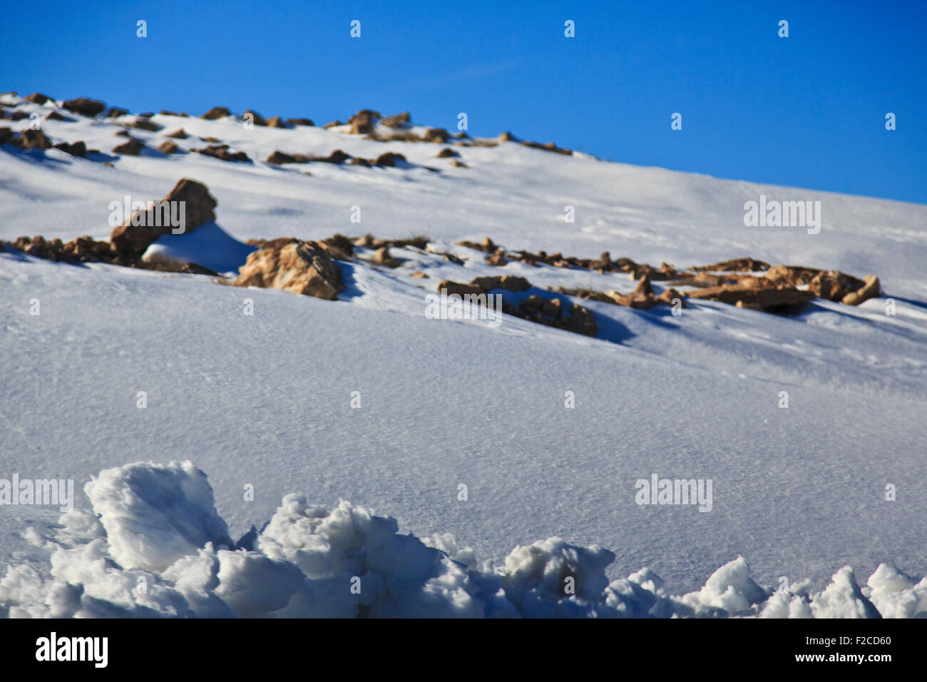 Jordan in snow Stock Photo - Alamy