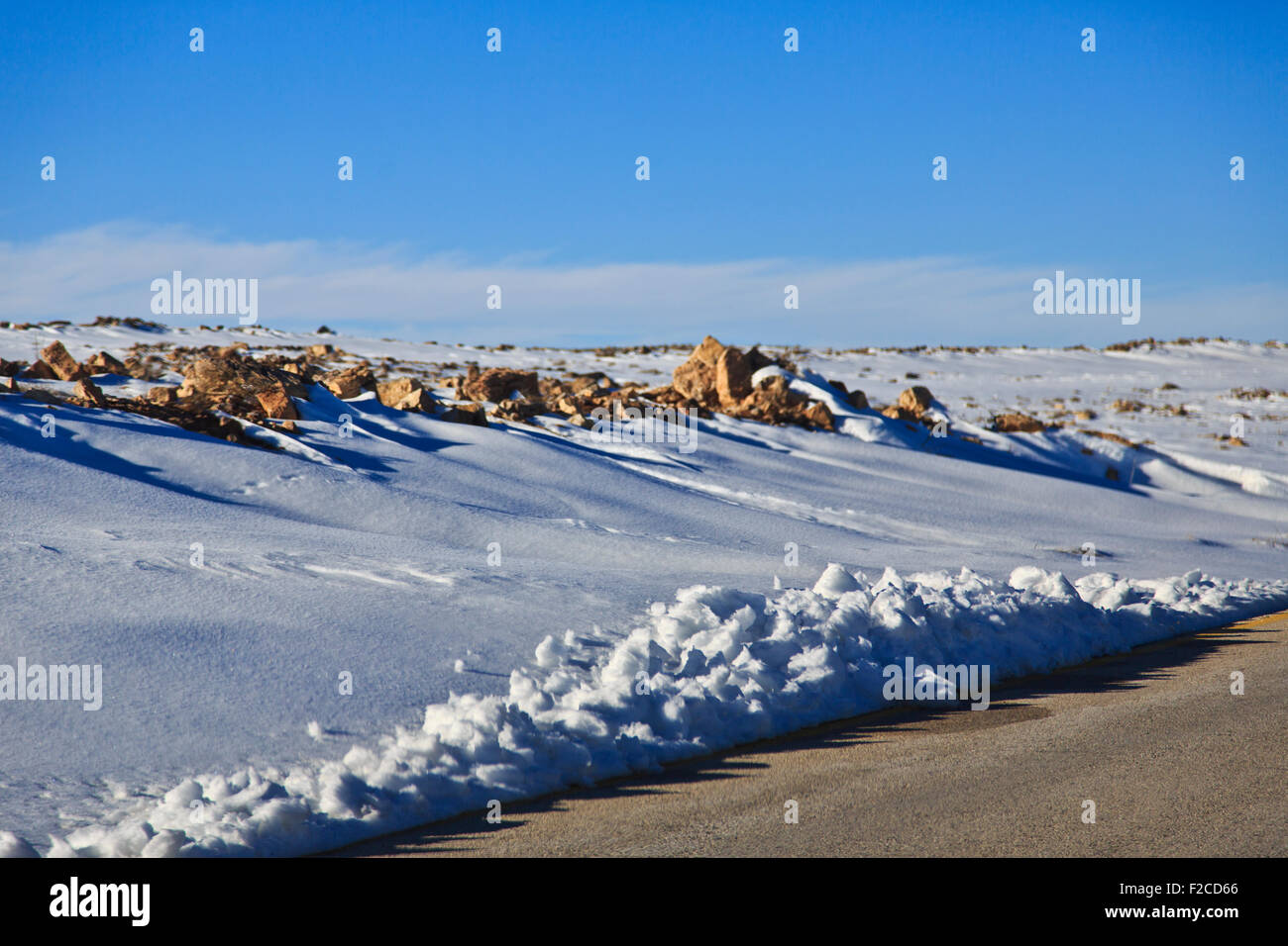 Jordan in snow Stock Photo - Alamy