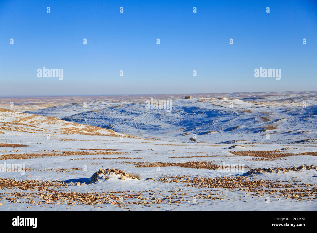 Jordan in snow Stock Photo - Alamy