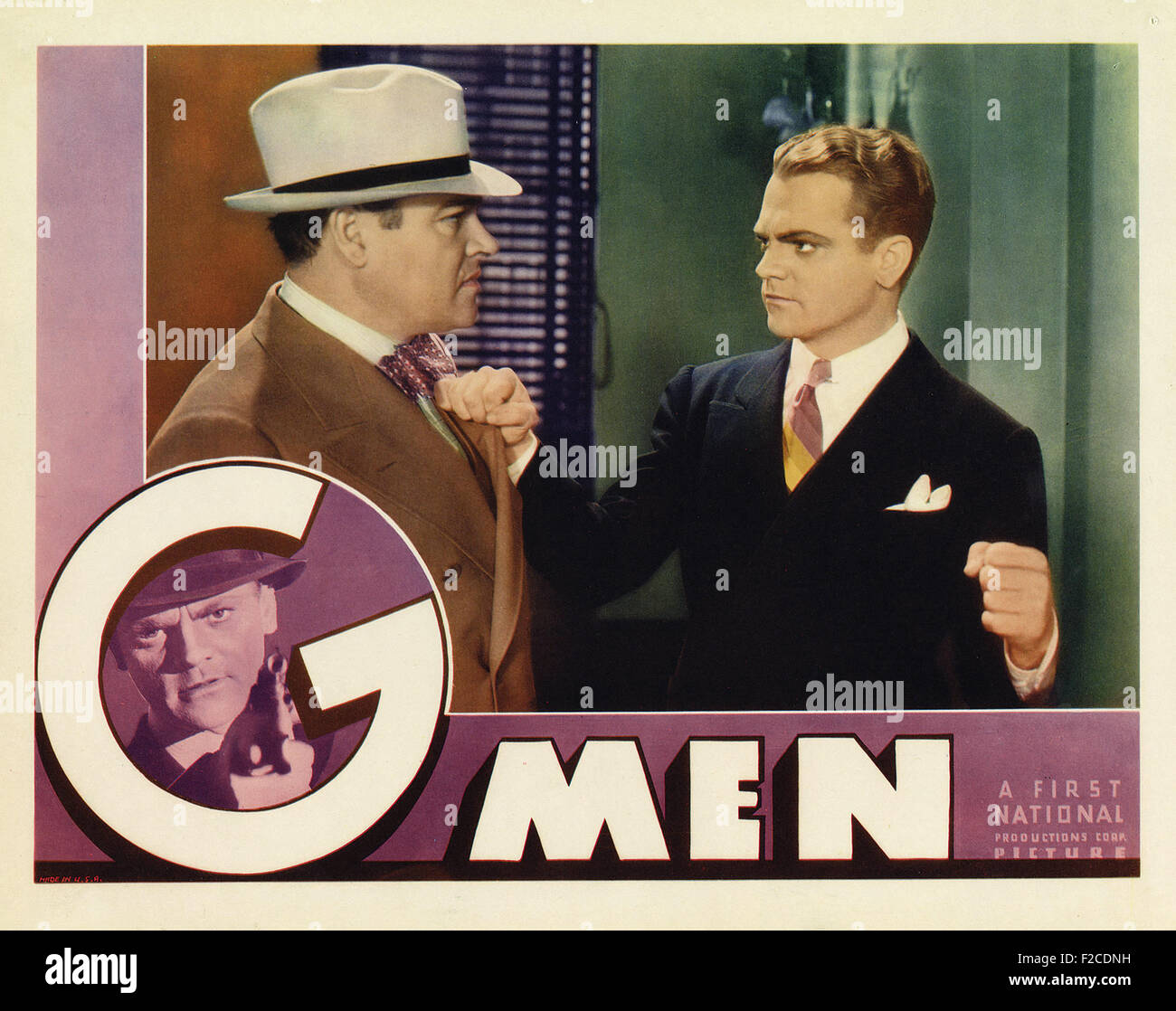 G Men - Movie Poster Stock Photo - Alamy