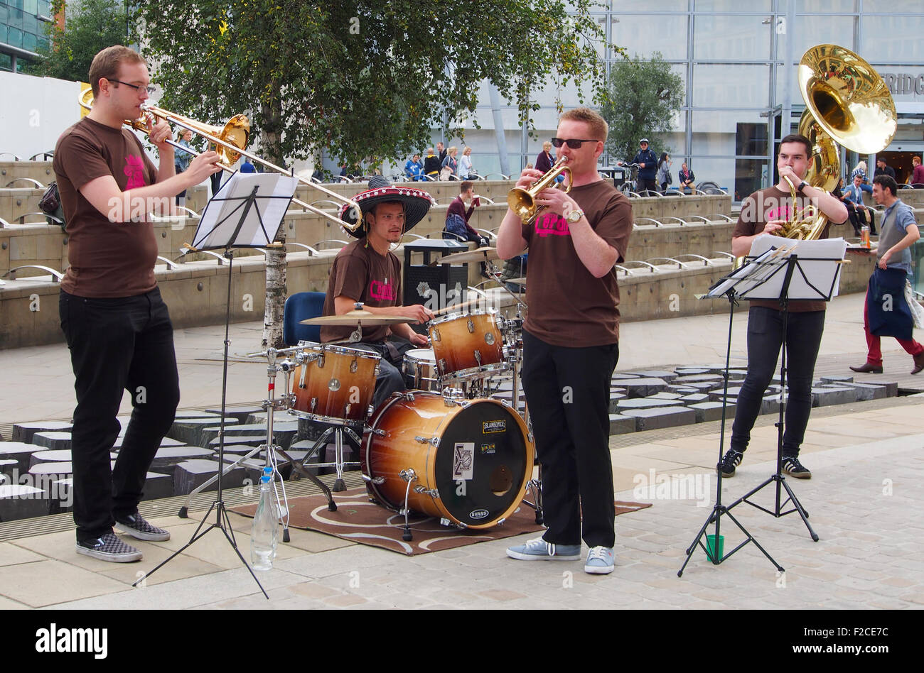 Band Playing Outside