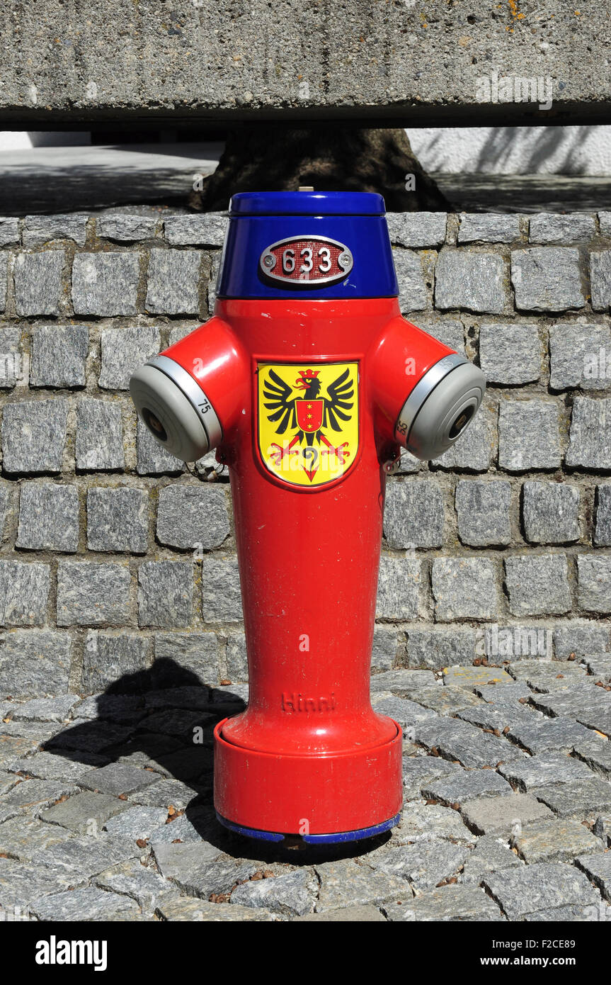 Fire hydrant bright red swiss town hi-res stock photography and images ...