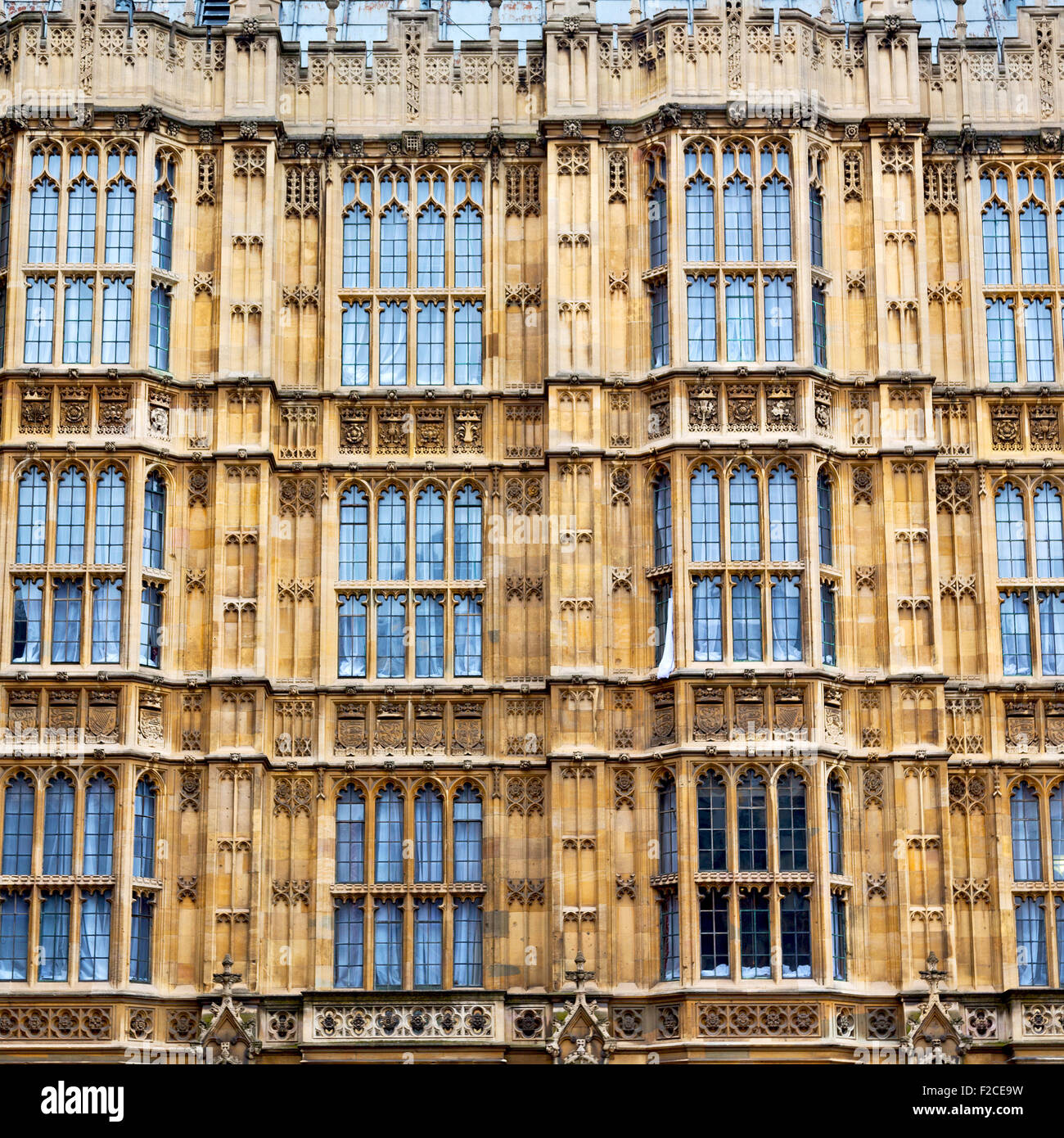 in london old historical parliament glass window structure and terrace ...