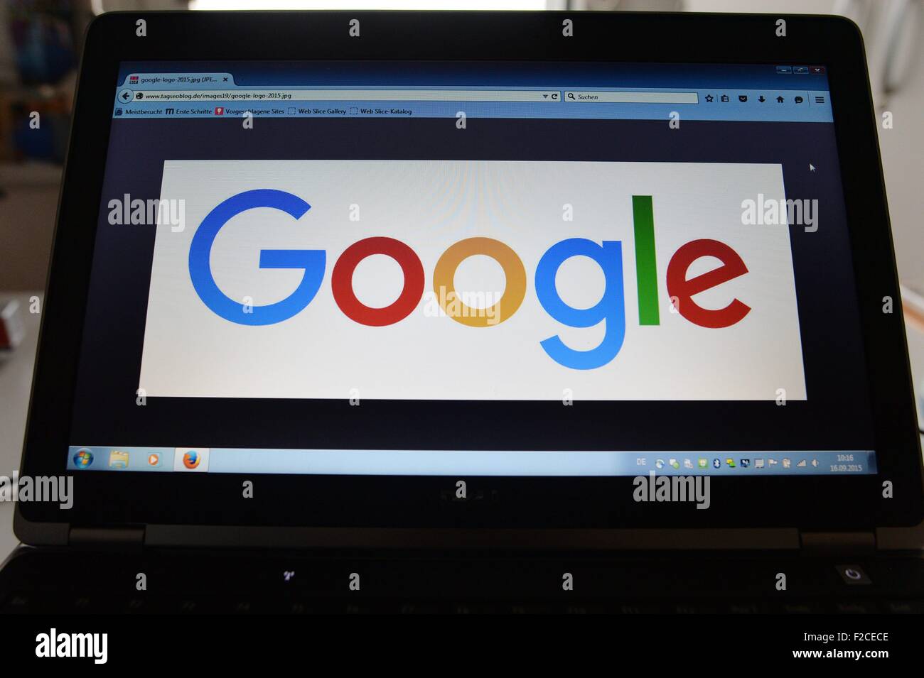 The logo of the internet search engine Google, Germany, city of ...