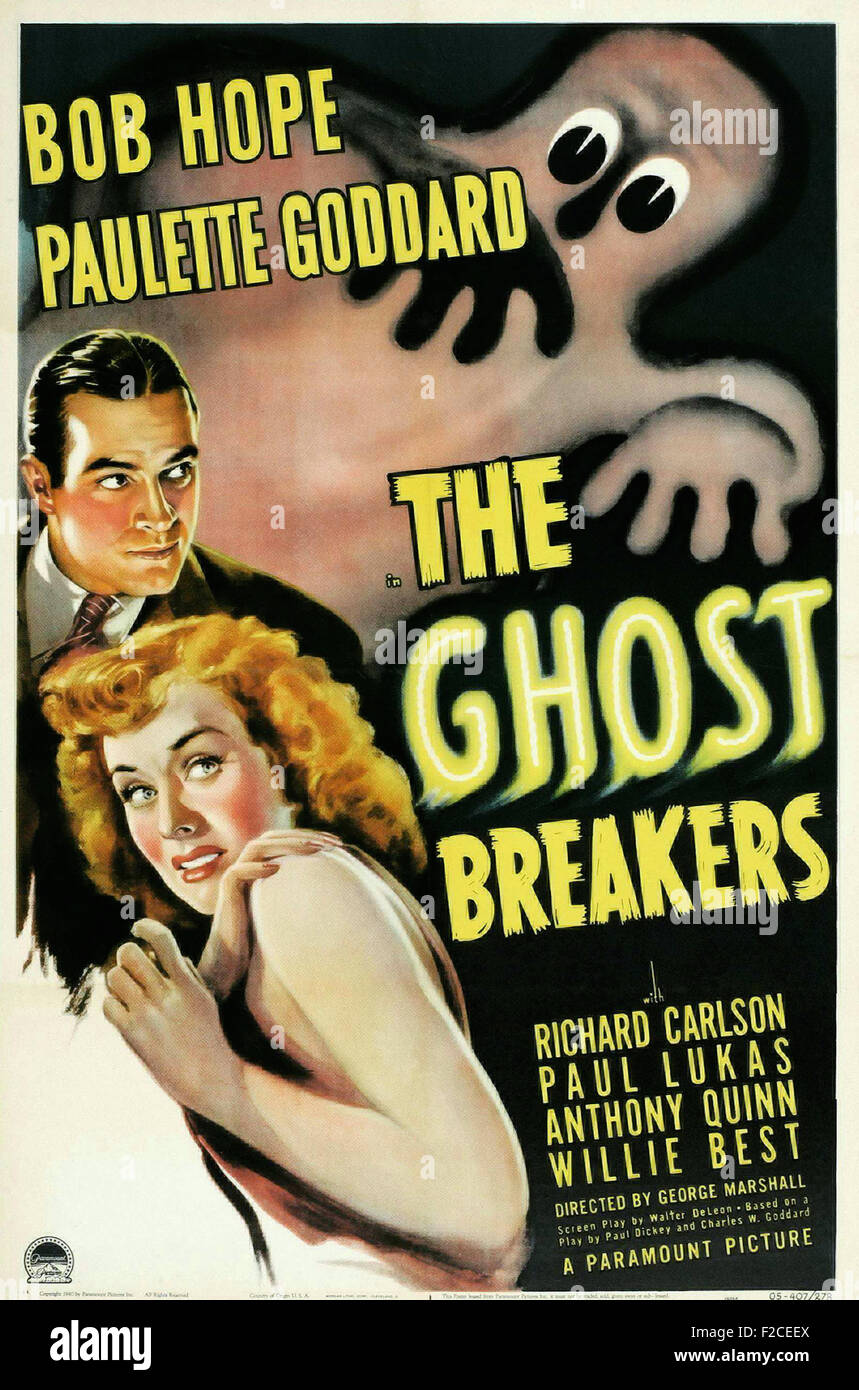 Ghost Breakers, The 01073 - Movie Poster Stock Photo - Alamy