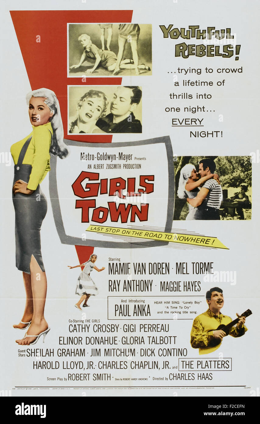 Girls Town 01 - Movie Poster Stock Photo - Alamy