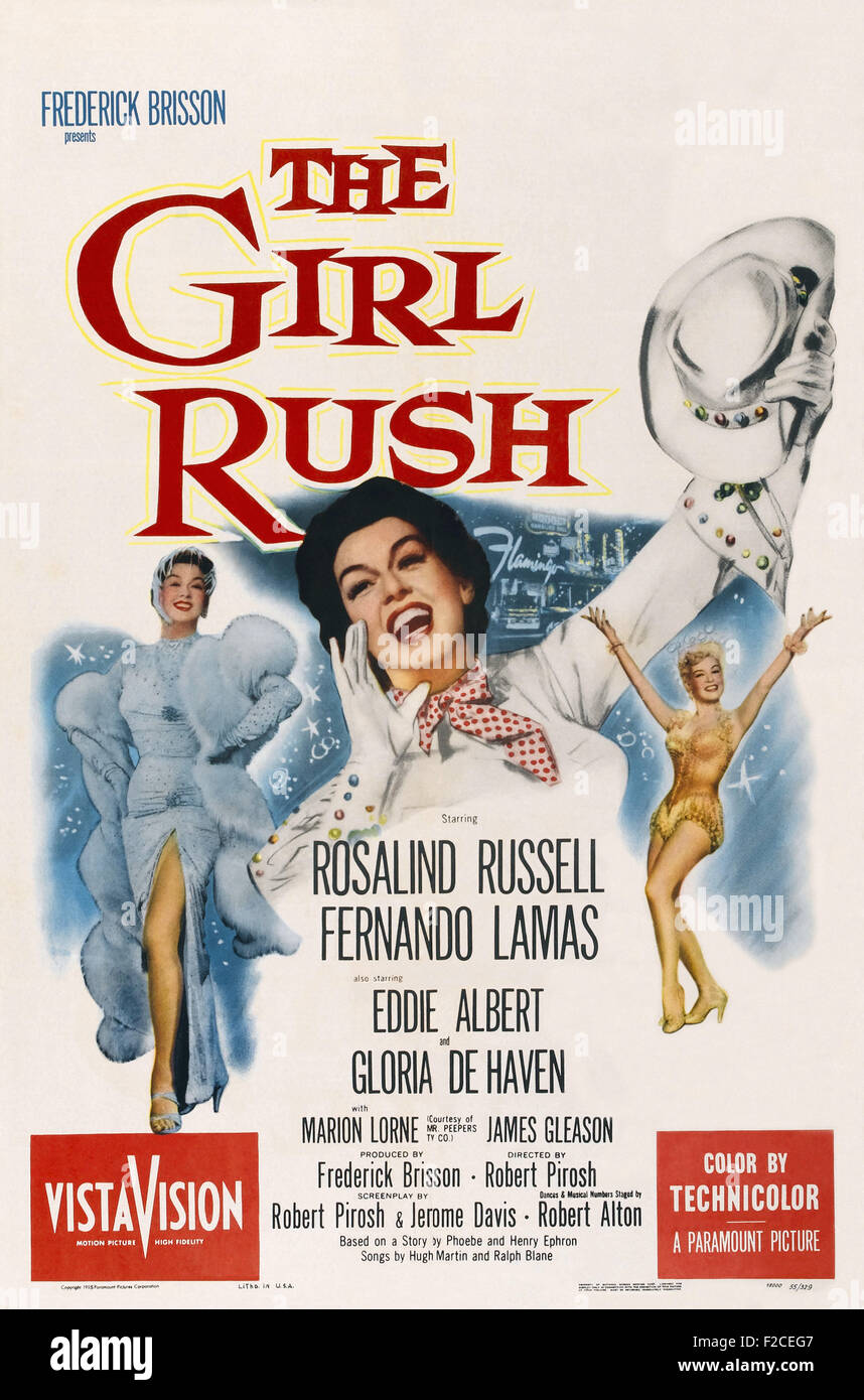 Girl Rush, The 01 - Movie Poster Stock Photo - Alamy