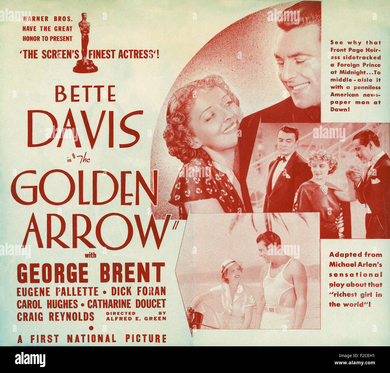 Golden arrow poster hi-res stock photography and images - Alamy