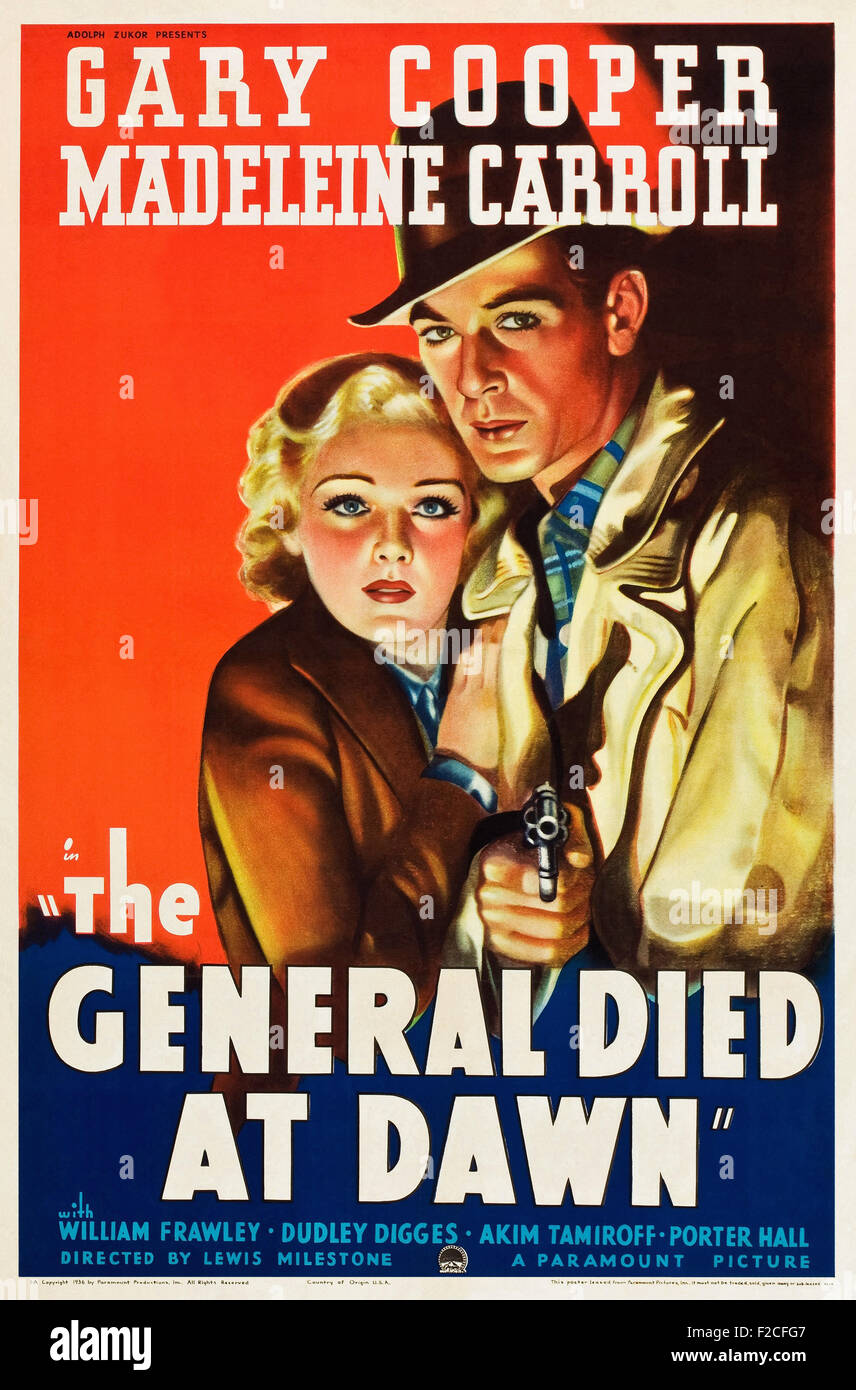 General Died at Dawn, The 35062 - Movie Poster Stock Photo - Alamy