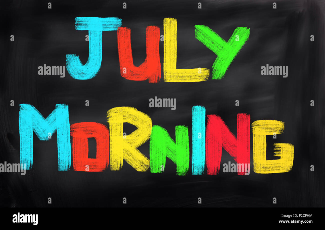 July Morning Concept Stock Photo - Alamy