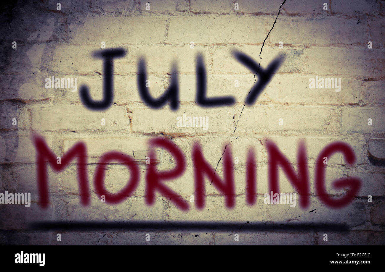 July Morning Concept Stock Photo - Alamy