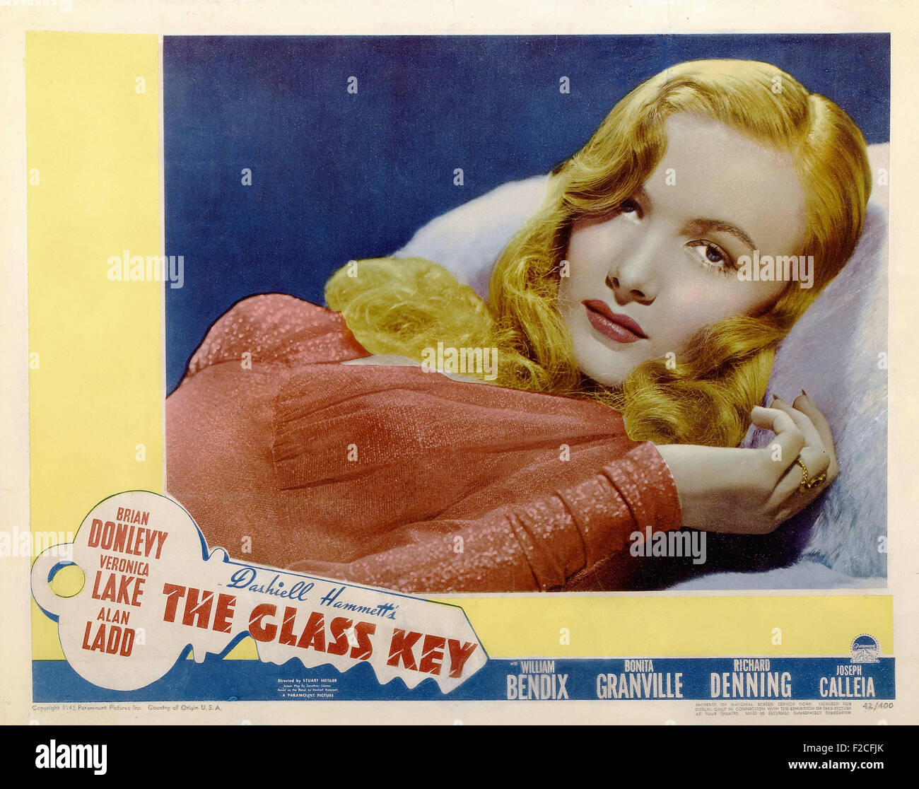 Glass Key, The 08 - Movie Poster Stock Photo - Alamy