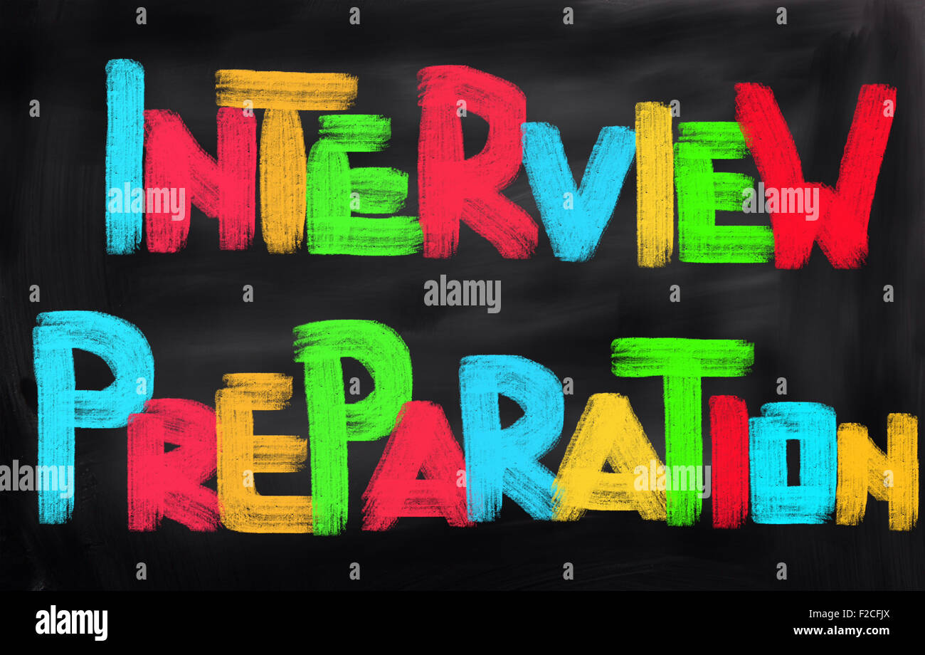 Interview Preparation Concept Stock Photo - Alamy