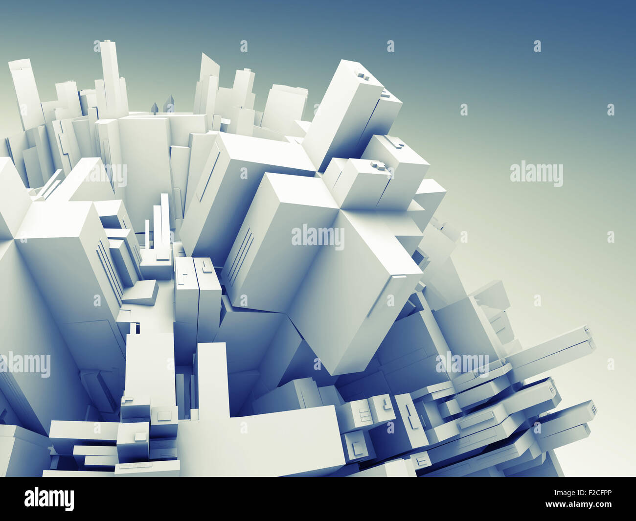 3 d model geometric shapes hi-res stock photography and images - Alamy