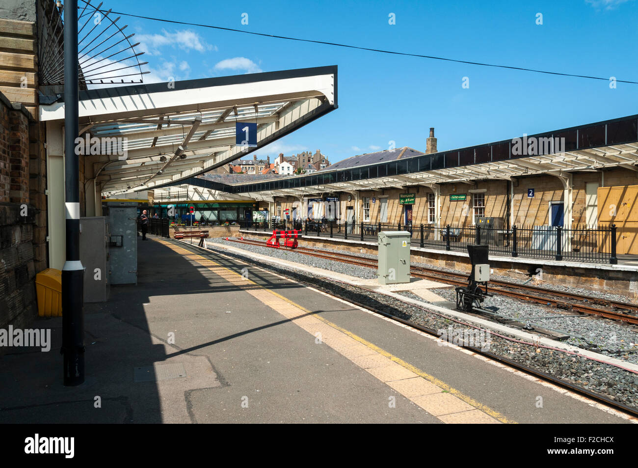 Whitby railway station, Yorkshire, England, UK Stock Photo - Alamy