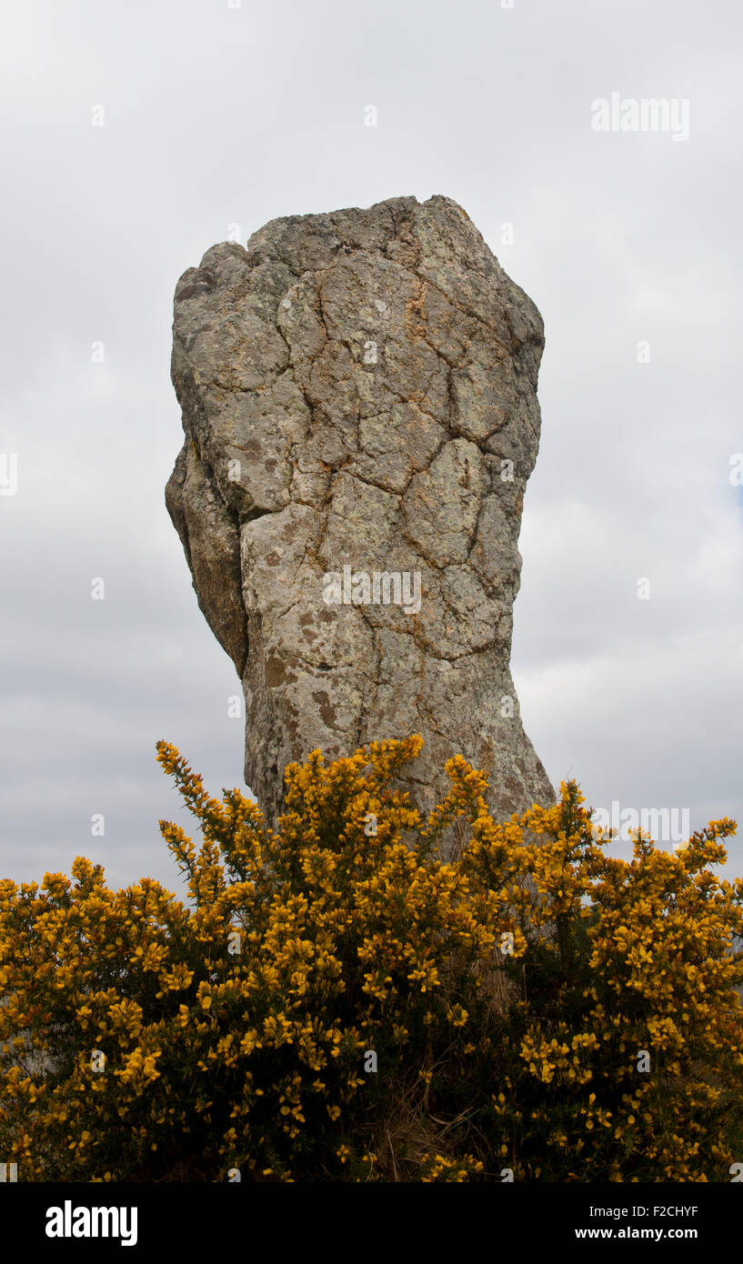 Carnac in northern France,Neolithic stone construction of 10000 stones ...