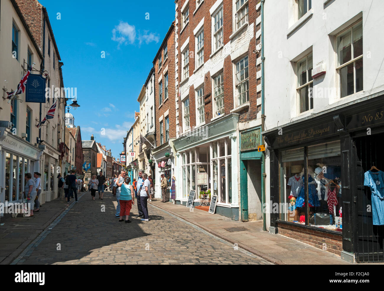 Whitby pedestrianised hi-res stock photography and images - Alamy