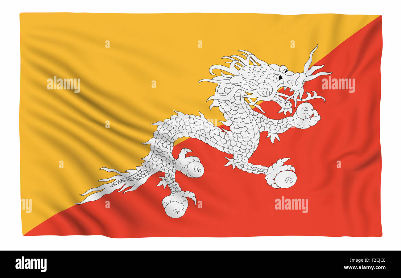 Flag of bhutan hi-res stock photography and images - Alamy