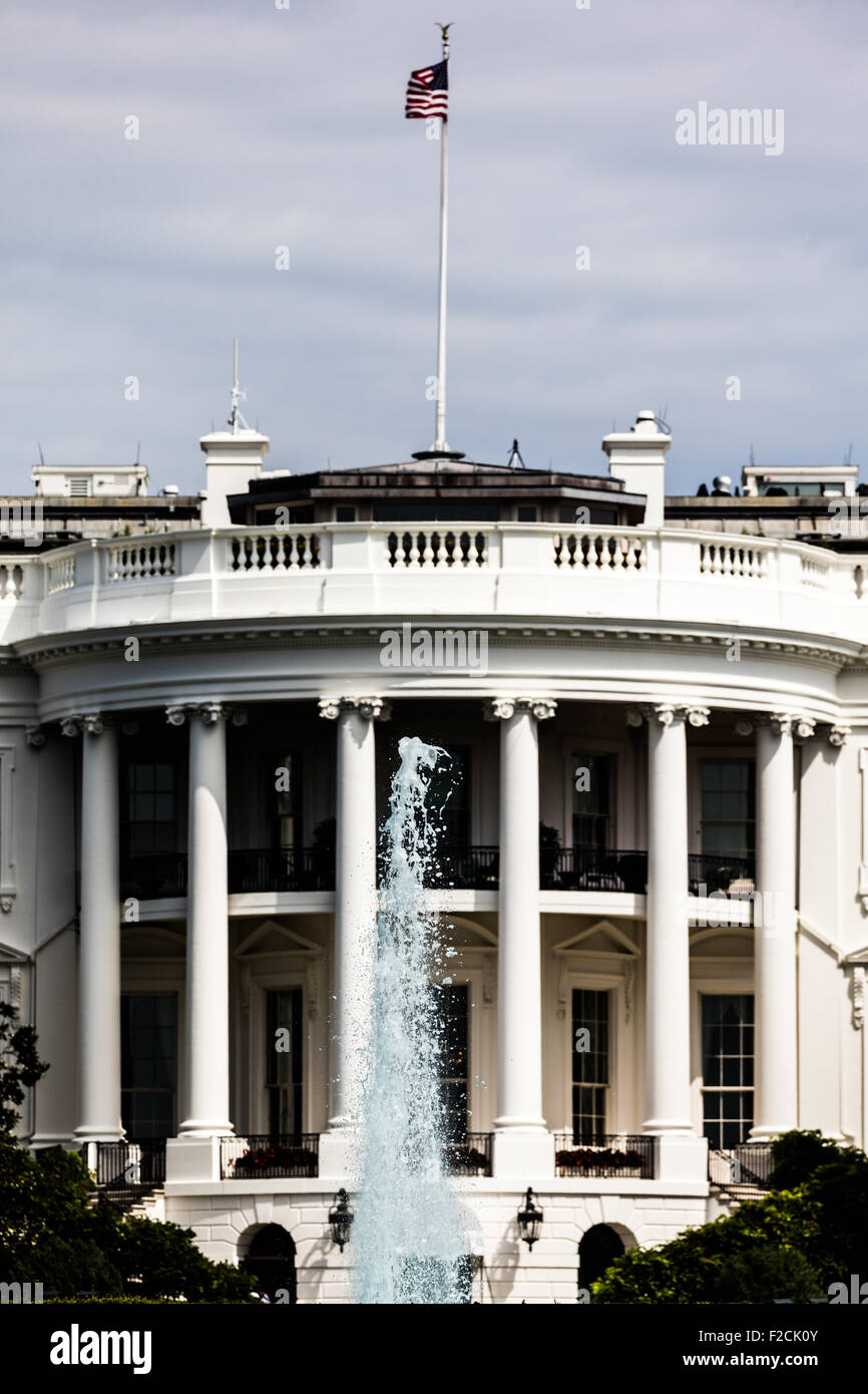 View of the White House, the residency of president of USA Stock Photo ...