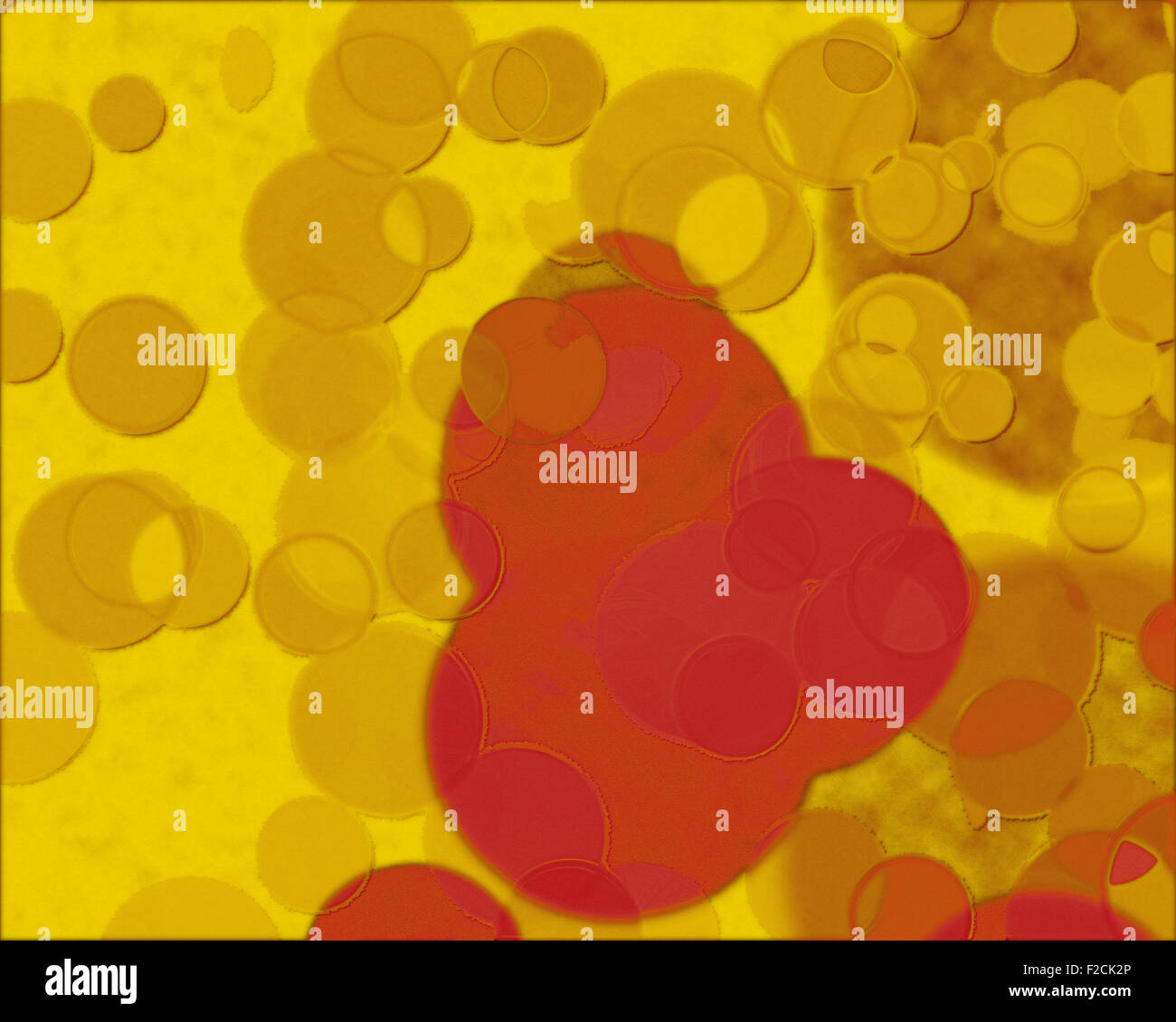 Yellow and red circles hi-res stock photography and images - Alamy
